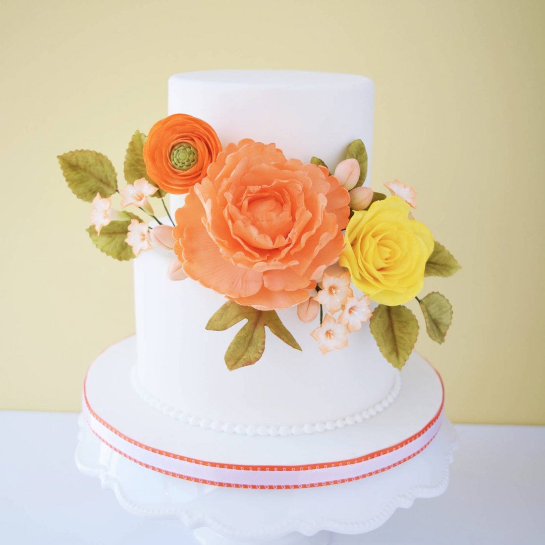 Abstract Flower Cake - Sugar Suite